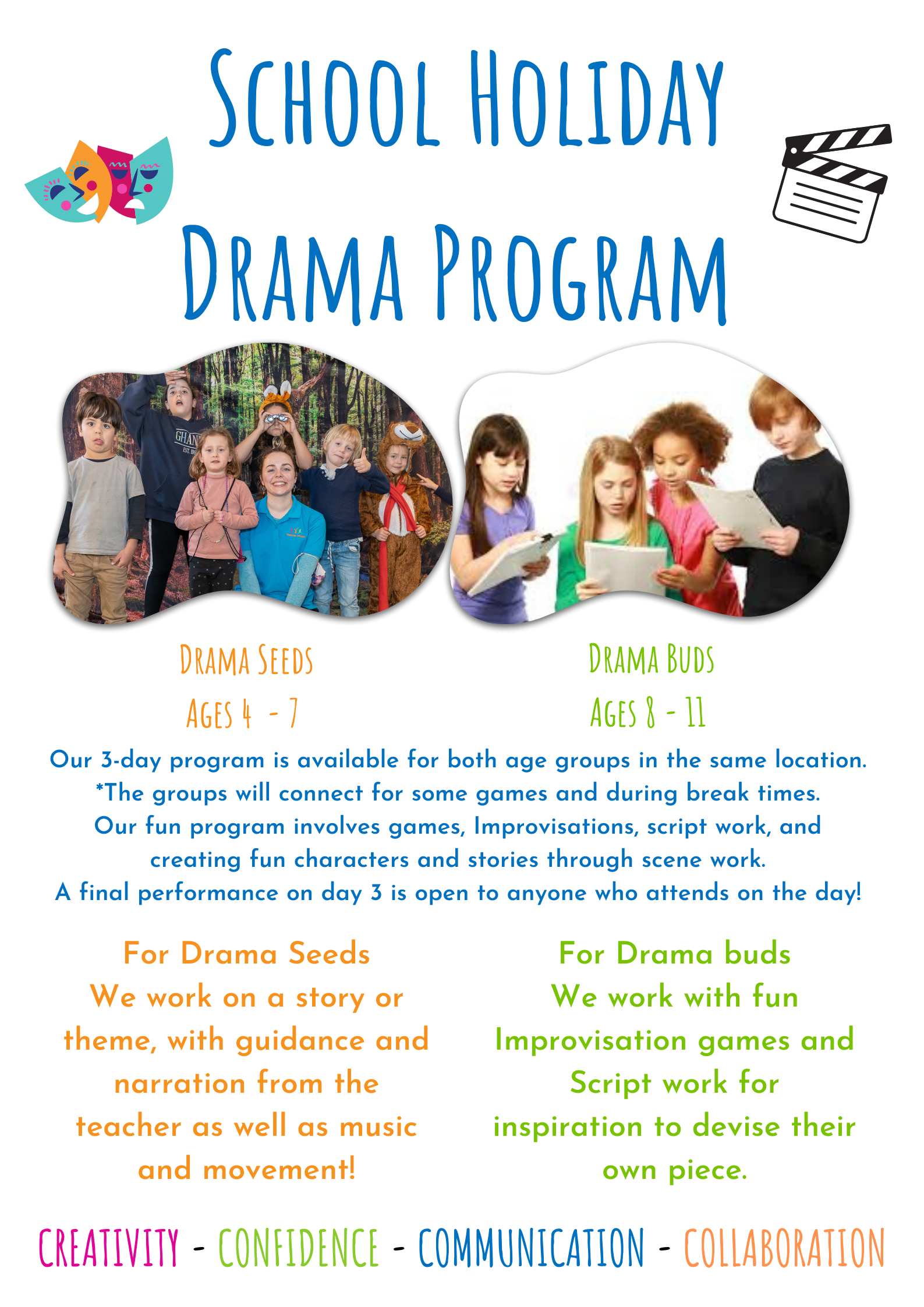 School Holidays 2022 – Immerse Drama